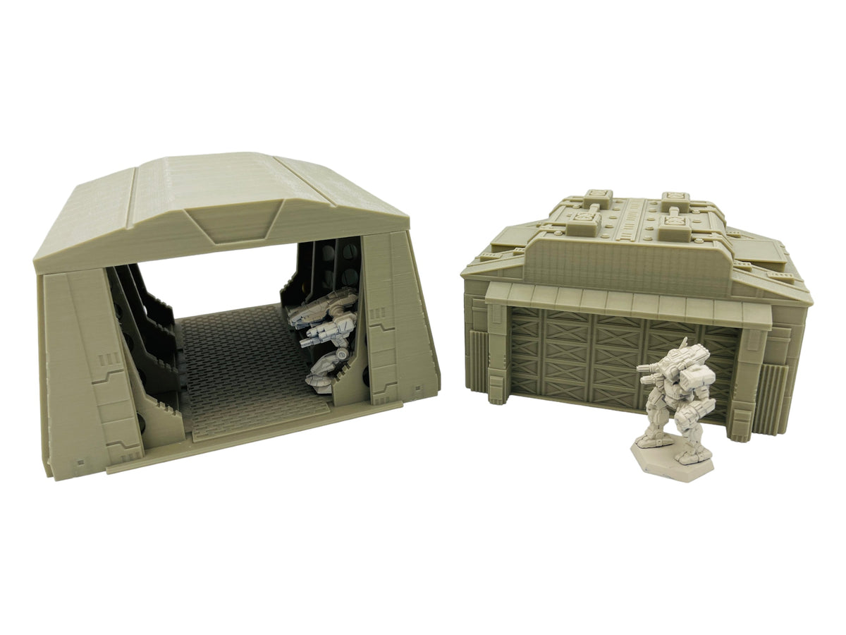Mecha City Mech Hanger - Epic Scale Terrain (6mm - 8mm compatible)